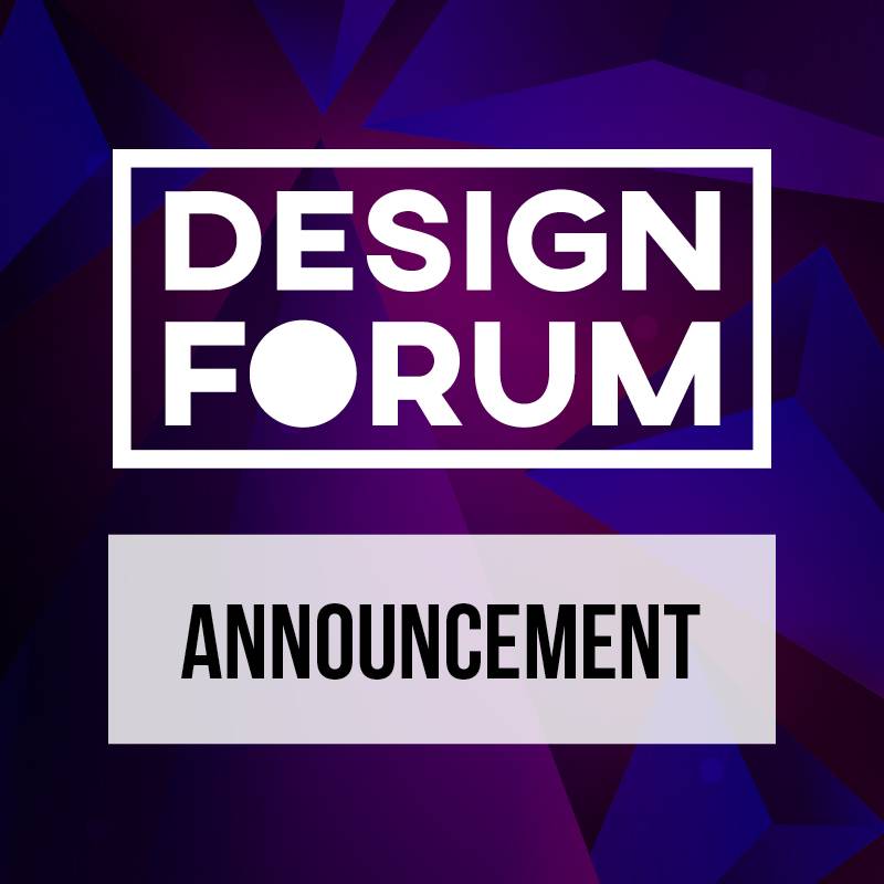 Announcement: Design Forum 2020 postponed