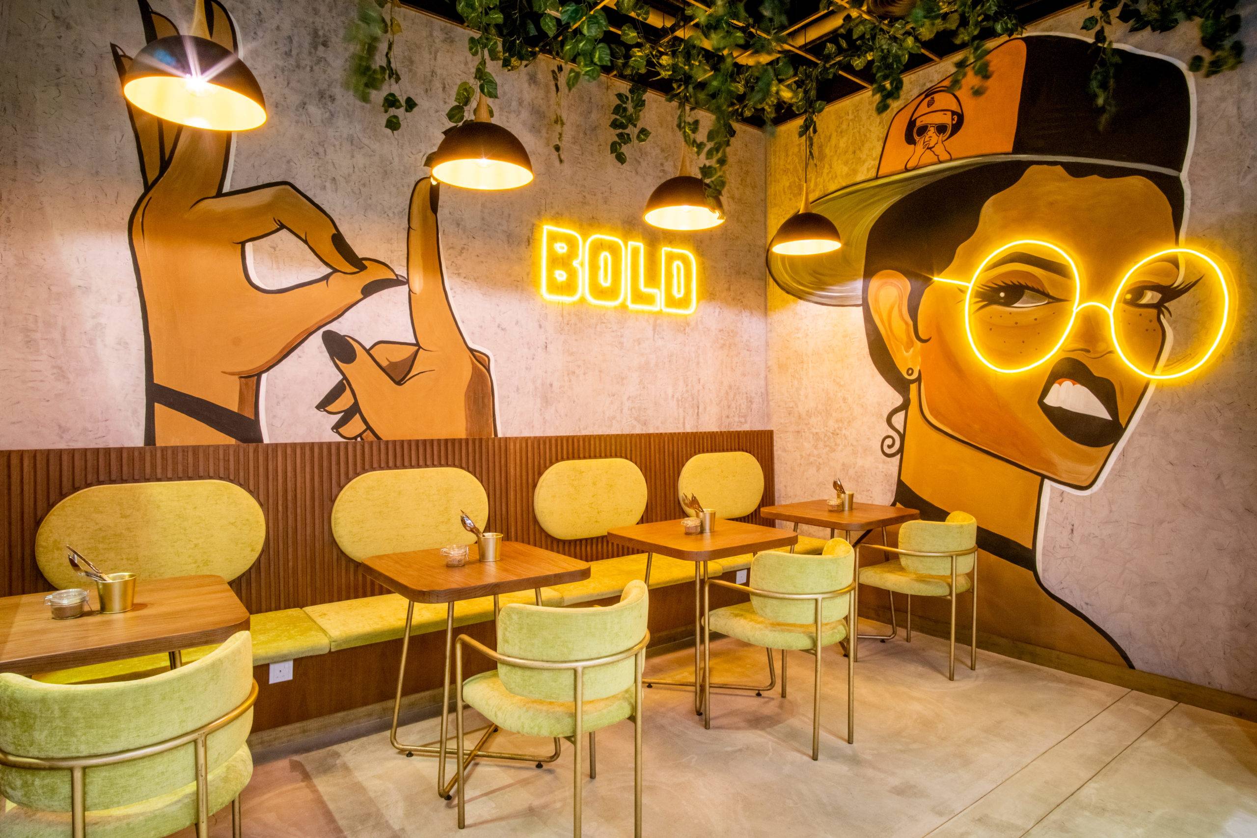 The Bowl One restaurant by Designsmith is full of fun and spunk!