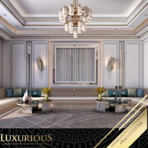 Arabic Sitting Interior Design تصميم مجلس عربي