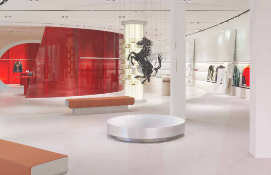 Sybarite designs the latest Ferrari store in Northern Italy