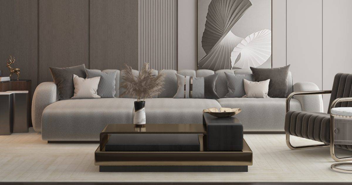 Functional Smooth Living Room With Artium Designs Studio