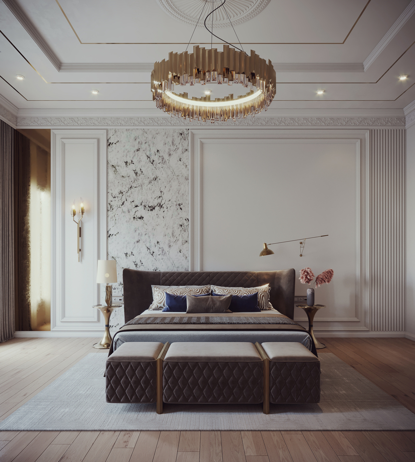 Neo-classic Master Bedroom by Ahmed Zakaria Hamza