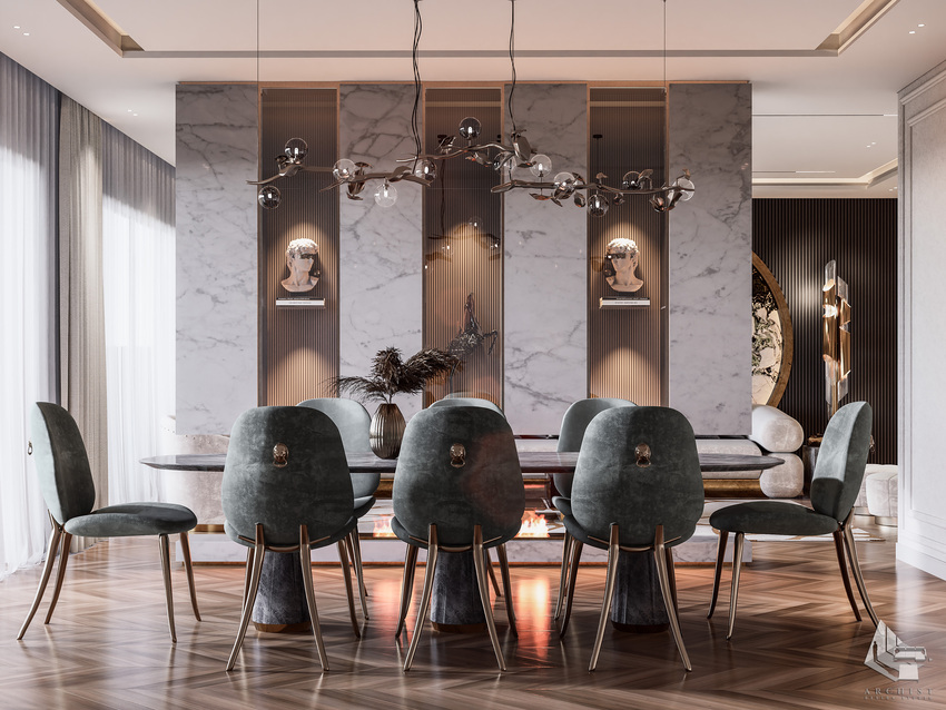 Opulent Luxury Villa In Partnership With Archist Design Studio