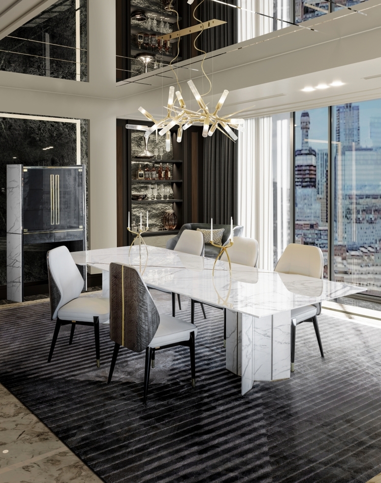 A Selection of 50 Luxury Dining Rooms