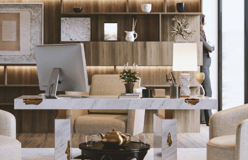 Neutral Modern Office In Partnership With Wafi Tagleb