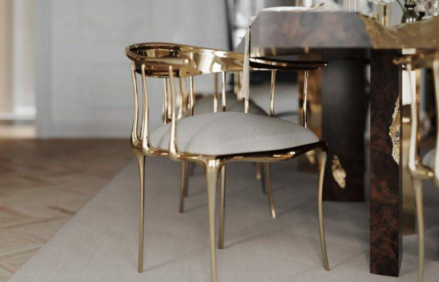 Luxury Dining Chairs That Bring Elegant Drama To Your Dining Room