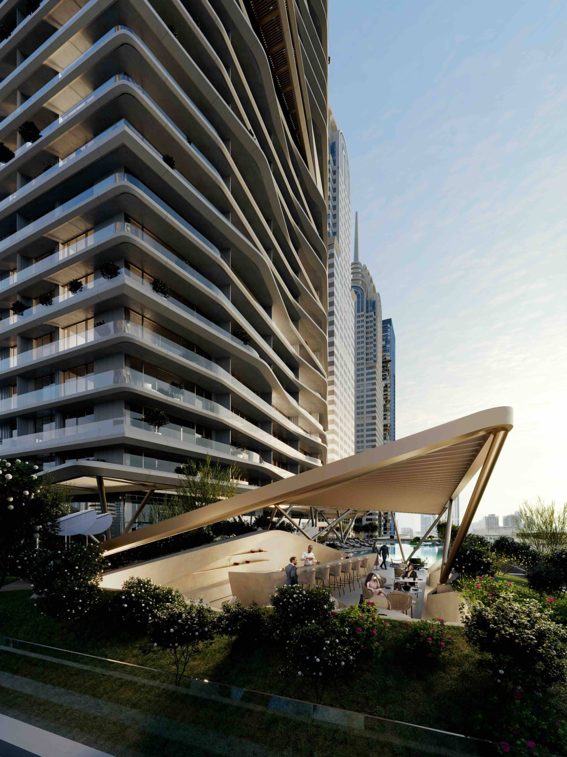Pininfarina debuts 'wind-sculpted' luxury building in Dubai